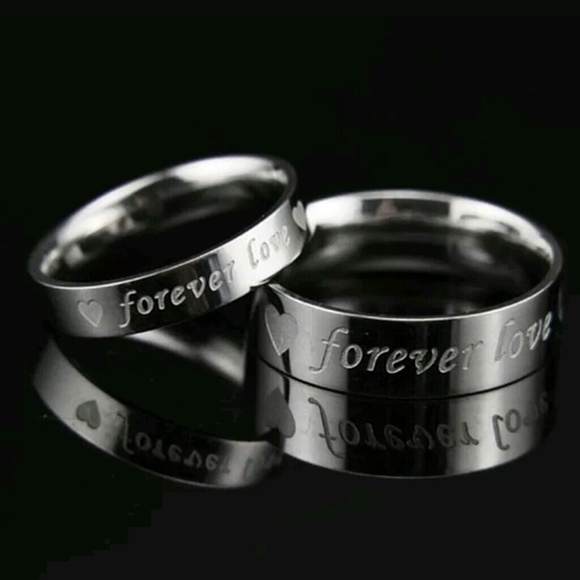 Ring | Jewelry | Stainless Steel Forever Love Couple 2 Pices Ring ...